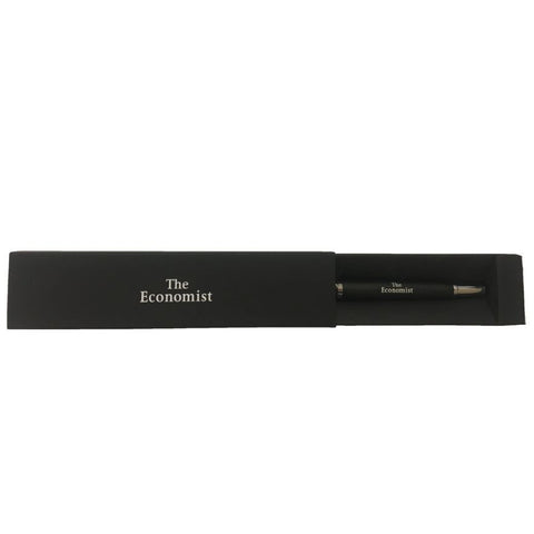 The Economist Rollerball Pen with Lid and Gift Box - Black – The ...